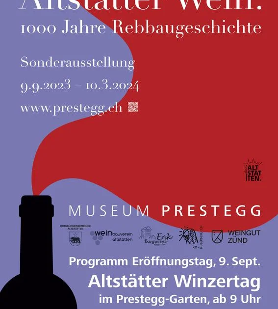 Altstätter Wein - 1000 Jahre Rebbaugeschichte am 09.09 in Altstätten
